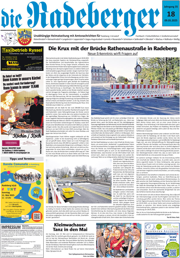 die Radeberger Heimatzeitung - 2025